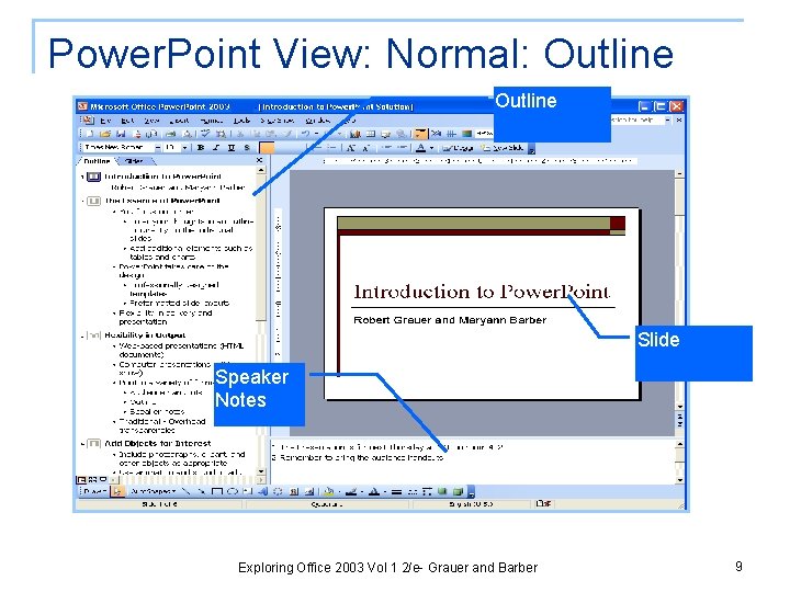 Exploring Microsoft Power Point 2003 Chapter 1 Introduction