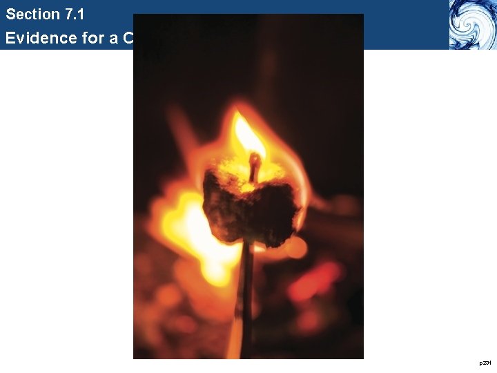 Section 7 1 Evidence for a Chemical Reaction