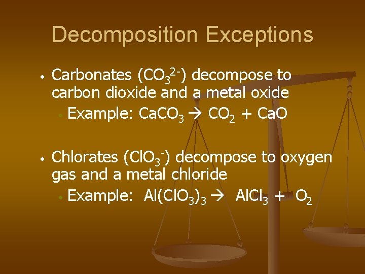 Chemical Reactions Chapter 11 Steps to Writing Reactions