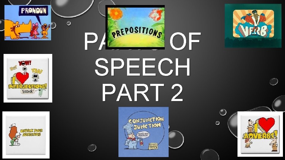 PARTS OF SPEECH PART 2 ESSENTIAL QUESTION WHY