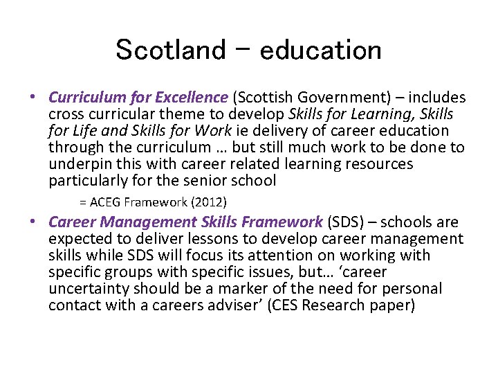 Scotland evolving Graham Allan University of the West