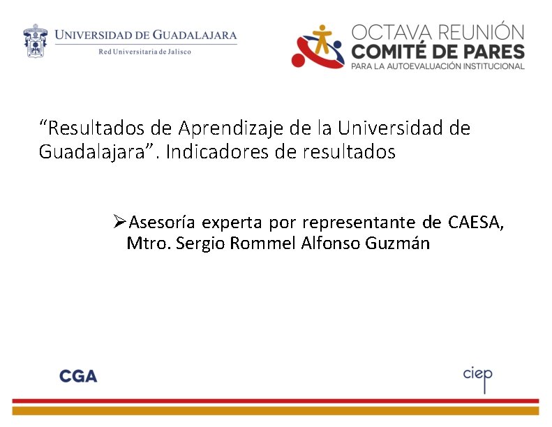 Resultados de Aprendizaje de la Universidad de Guadalajara
