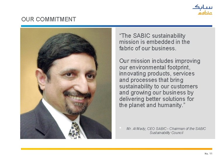 OPPORTUNITIES AND COLLABORATION WITH SABIC IN SUSTAINABLE PACKAGING
