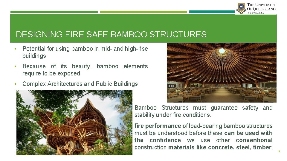 The University of Queensland Bamboo Fire Research Program