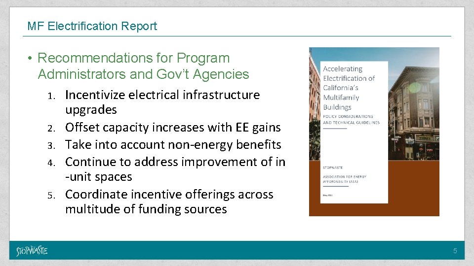 Accelerating Electrification of CAs Multifamily Buildings CEC IEPR