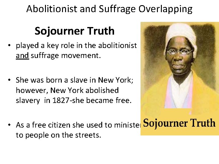 Womens Suffrage Movement Suffrage means the right to
