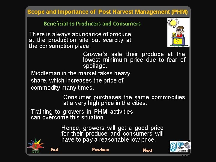 Scope and Importance of Post Harvest Management PHM