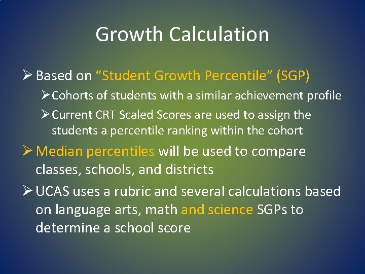 Changes to Utahs Accountability System 2 Point Structure
