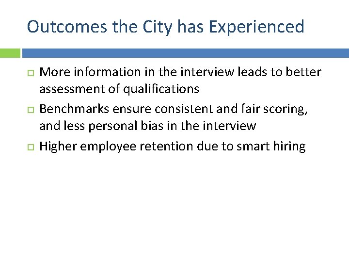 Behavioral Interviewing How to hire the best person