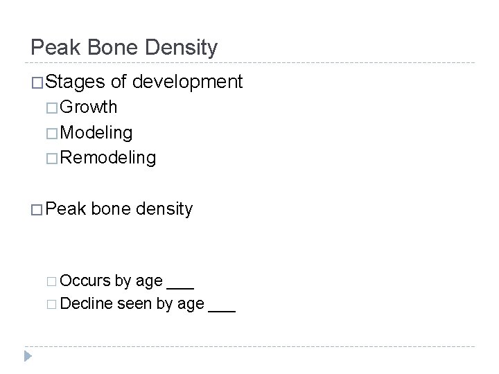 Bone Health Nutrients Chapter 11 HLTH 120 N