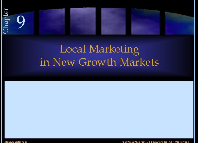 Chapter 9 Local Marketing in New Growth Markets