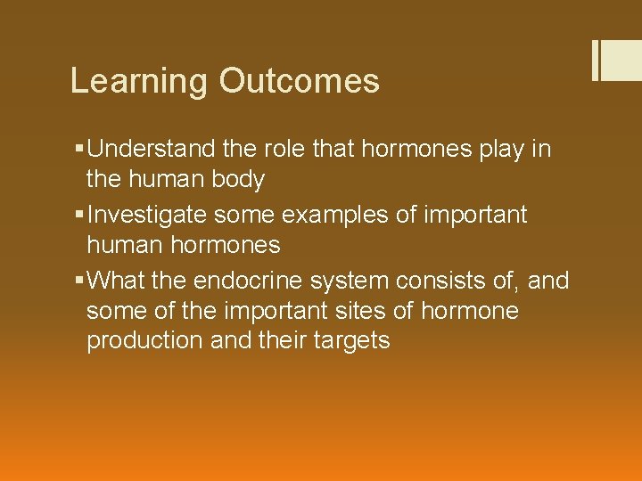Section 5 b Hormonal Control Communication Internal Communication