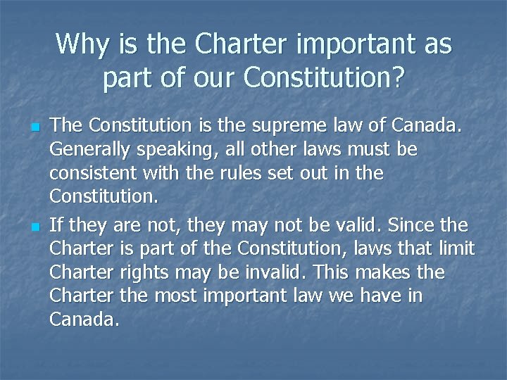 Canadas Charter of Rights and Freedoms Social Studies