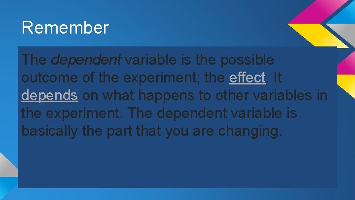 Scientific method steps Experiment and variables Review Paul