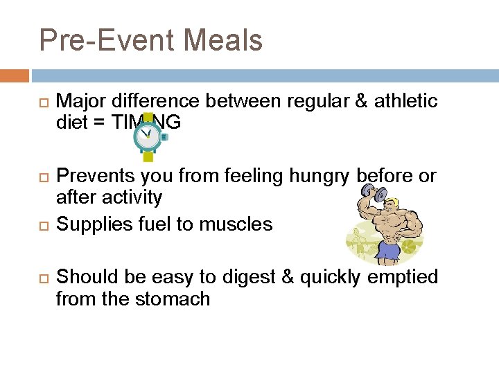 EVENT MEALS Chapter 5 Objectives Describe the importance