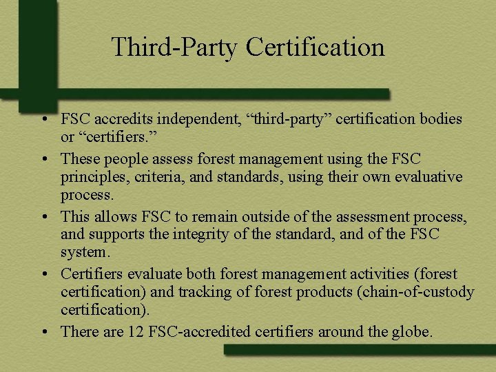 Sponsored By Helping Forests Stay Healthy Wood an