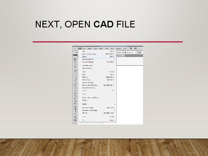 IMPORTING SCALED DRAWINGS INTO ADOBE ILLUSTRATOR CAD FILES