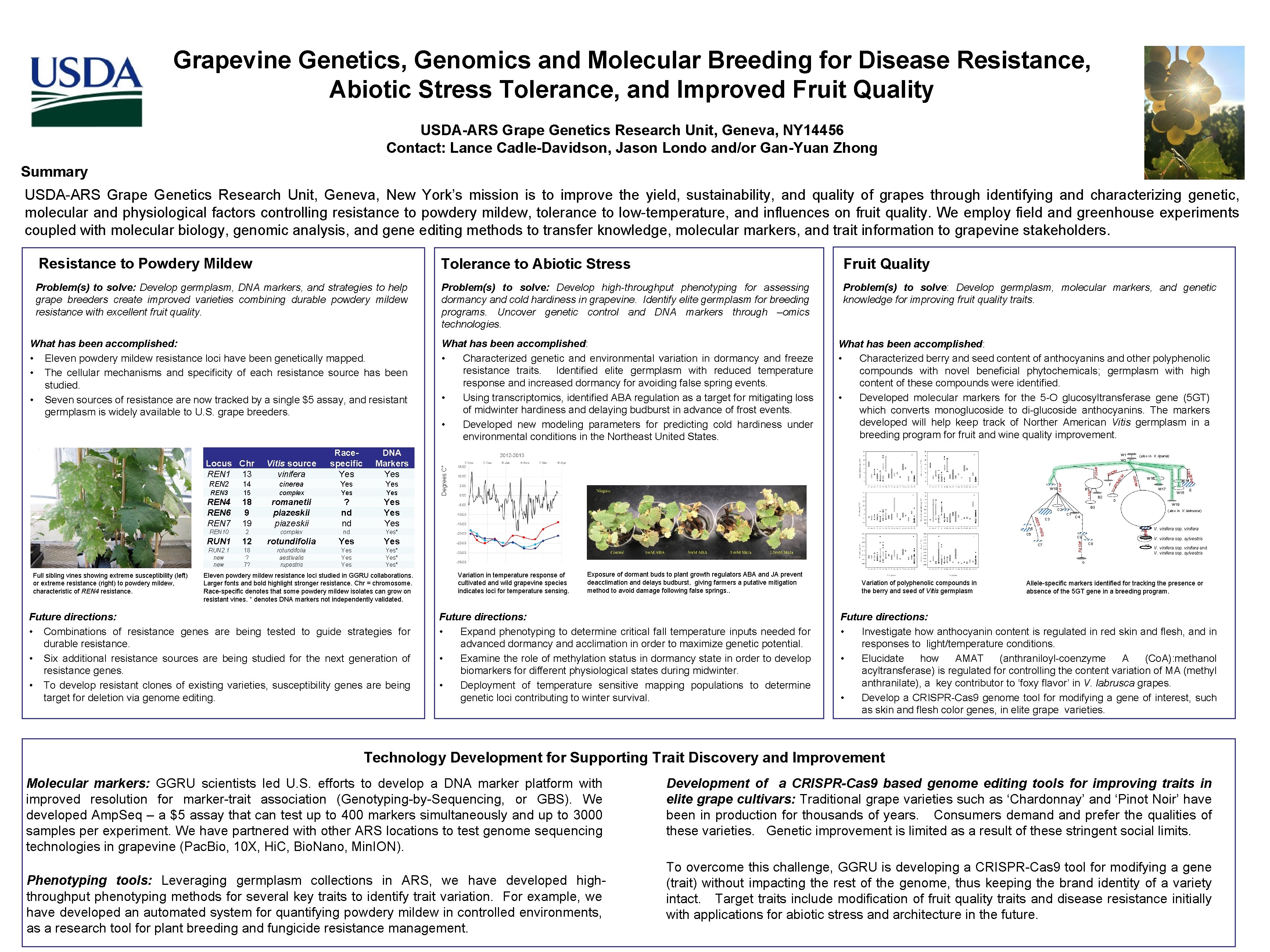 Grapevine Genetics Genomics and Molecular Breeding for Disease