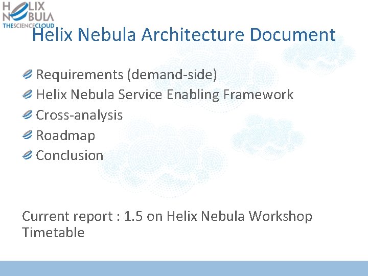 Tech Arch Proposal for a Federated Cloud Building