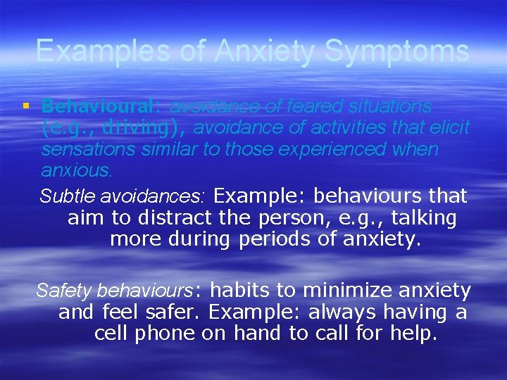 Mental Health Anxiety Disorders Depression What is Anxiety
