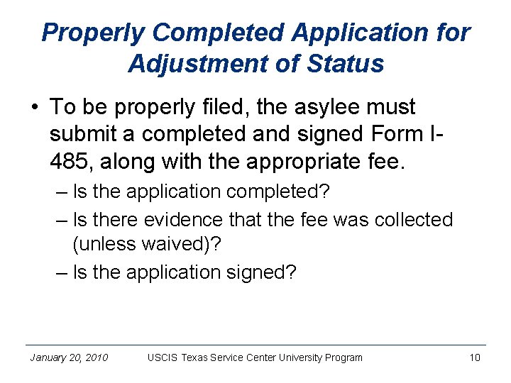 Asylumbased Form I485 Application to Register Permanent Residence