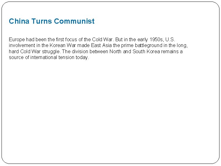 Postwar America 1945 1960 Lesson 2 The Korean