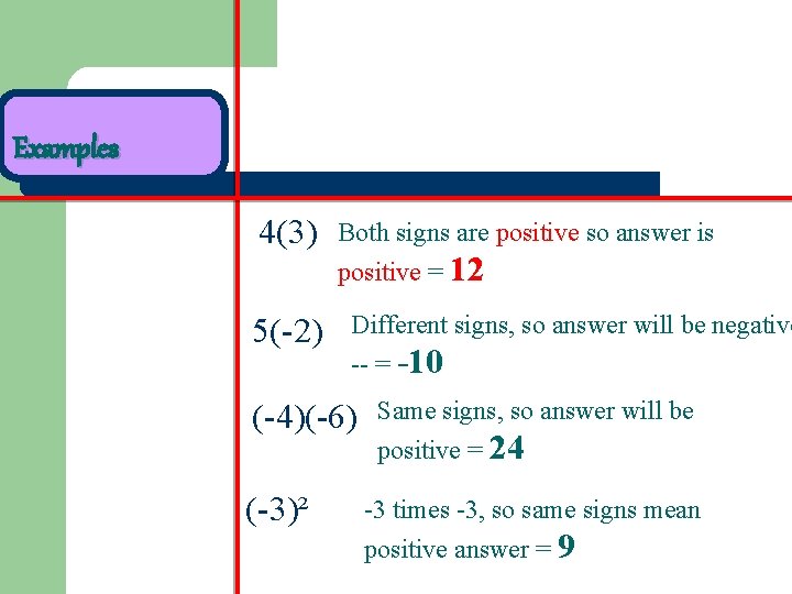 Section 1 6 Multiplying Dividing Integers Objectives California