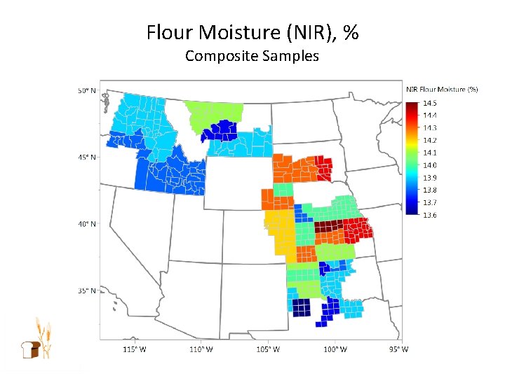 Hard Red Winter Flour Quality Maps Based on