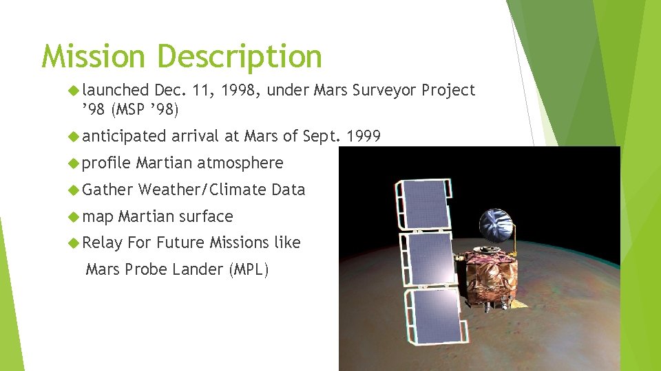 NASAs Mars Climate Orbiter Mishap A Case Study