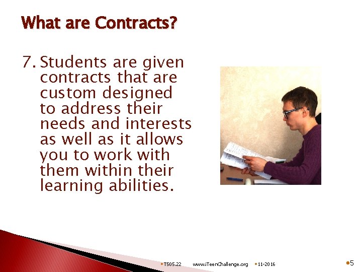 Writing Student Learning Contracts By Dave Batty T