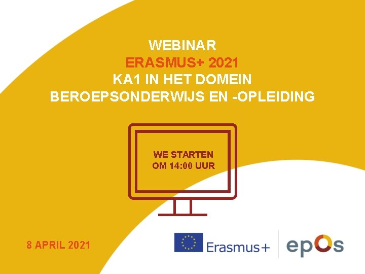 WEBINAR ERASMUS 2021 KA 1 IN HET DOMEIN