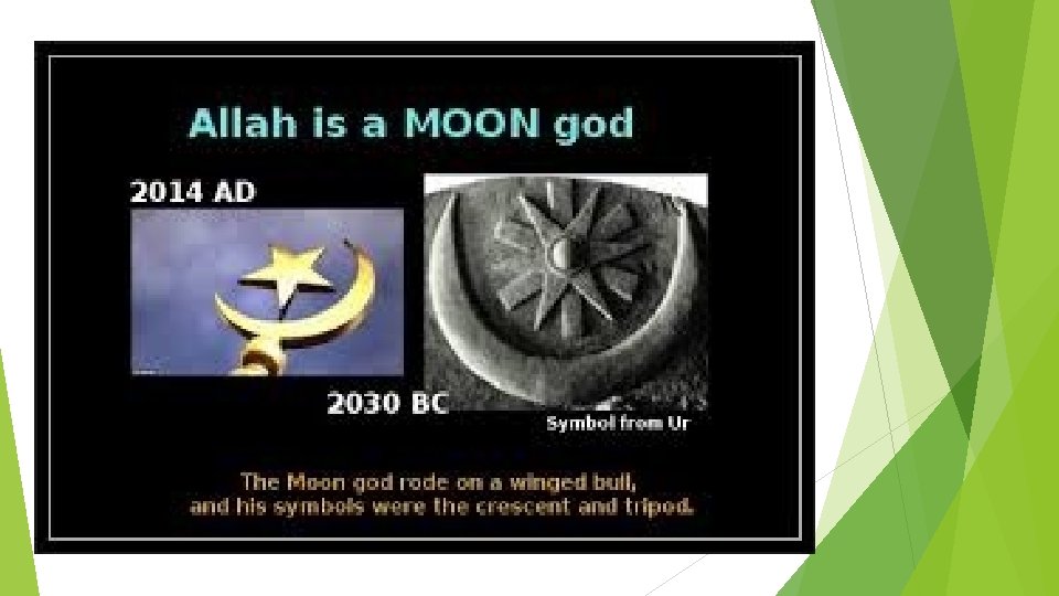 The Moon God Allah Is Allah the God