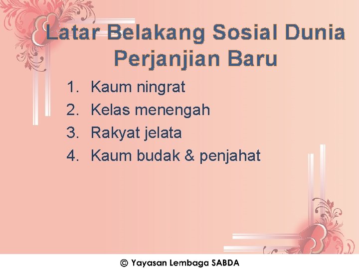 Pembagian Kitabkitab Perjanjian Baru 1 Kitab Sejarah Matius