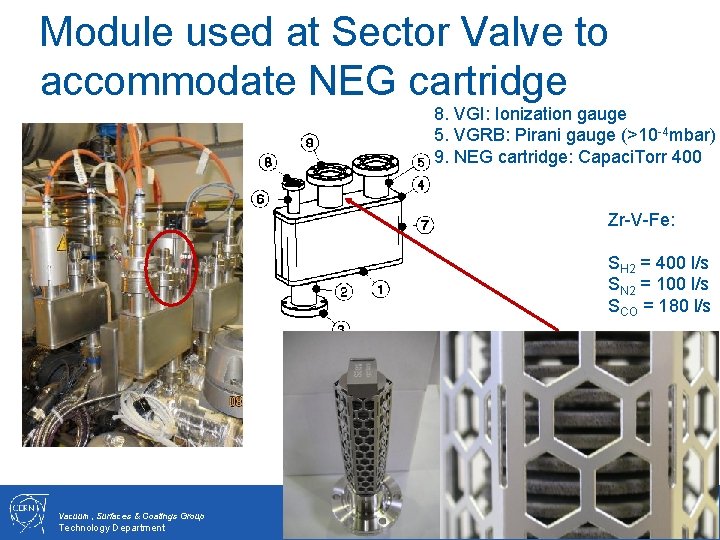 NEG cartridges to create pressure bumps for MD