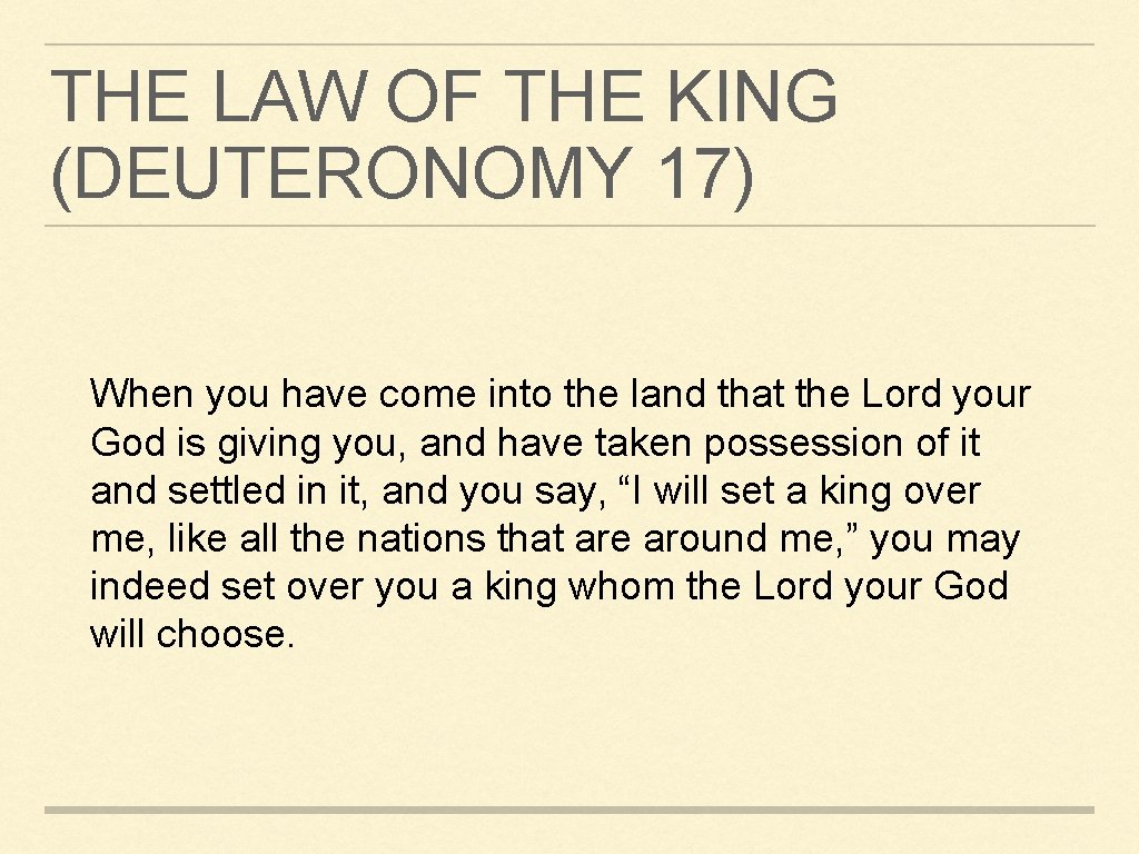 KINGSHIP IN ANCIENT ISRAEL 10217 Professor Tate VOCABULARY