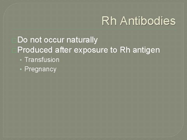Lesson 4 7 Rh Typing Rh Blood Group