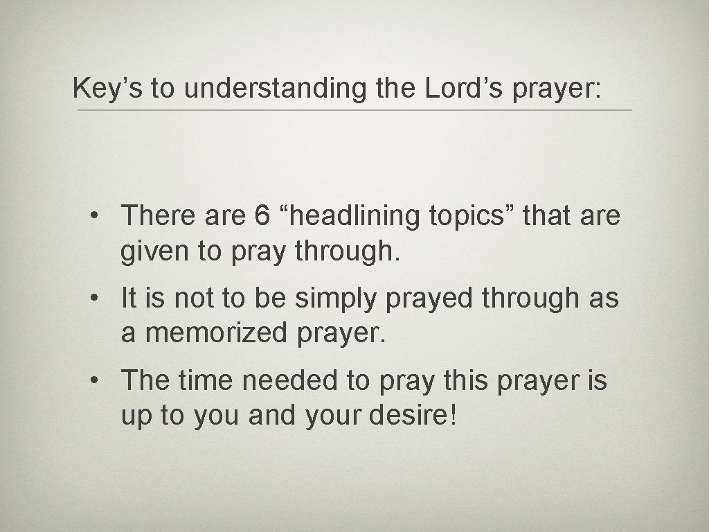 Prayer Imdsg Part 2 Prayers main purpose Points