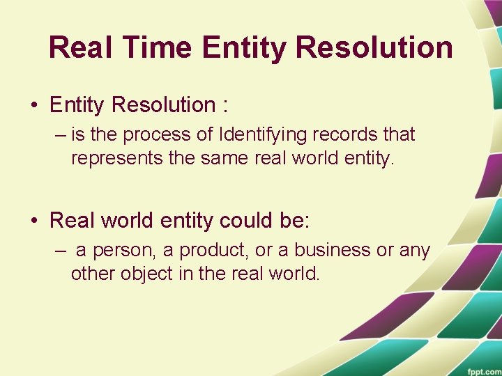 Using Transliteration with Entity Resolution for Arabic Datasets