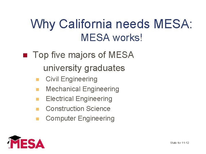 Mathematics Engineering Science Achievement MESA Rev 714 The