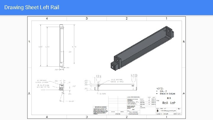 Rail Fabrication P 16102 Rochester Institute of Technology