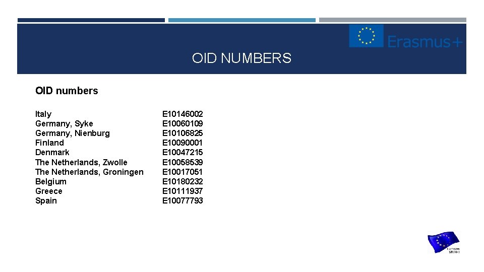 EUROCOM SMART STAFF MOBILITY PROJECT K 1 ERASMUS