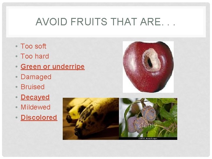 FRUIT LECTURE BOTANICAL NAMES OF FRUITS Pomes Smooth