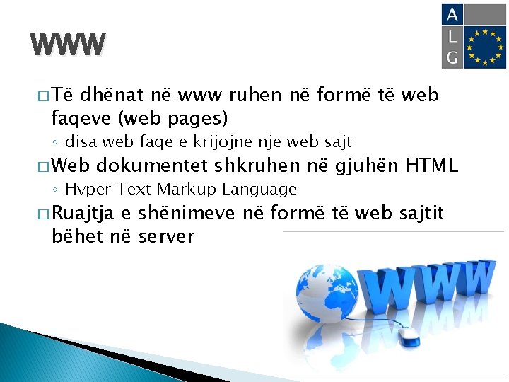 Shrbimet e ndryshme t internetit TIK 11 Prof