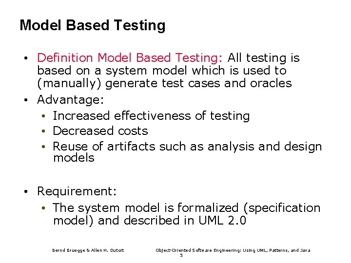 Using UML Patterns and Java ObjectOriented Software Engineering