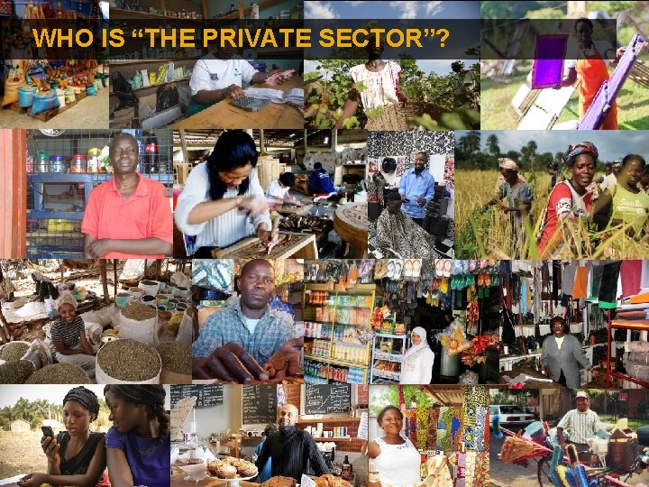 THE BUSINESS OF ADAPTATION The Role of the