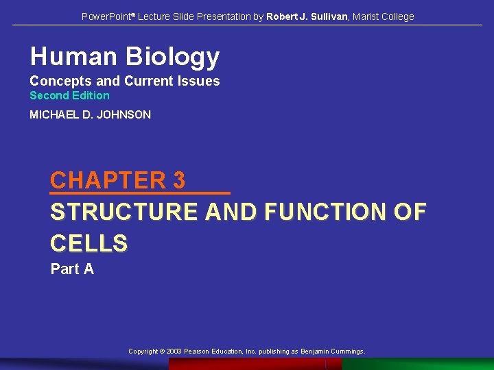 Power Point Lecture Slide Presentation by Robert J
