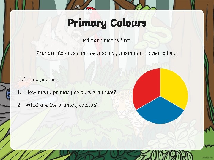 Aims Aim To mix colours To describe trees
