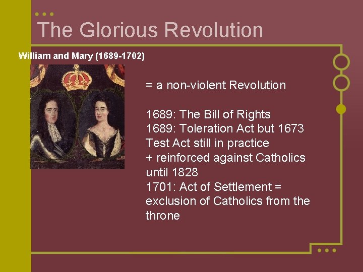 English Political Revolution WEEK 6 II The Restoration