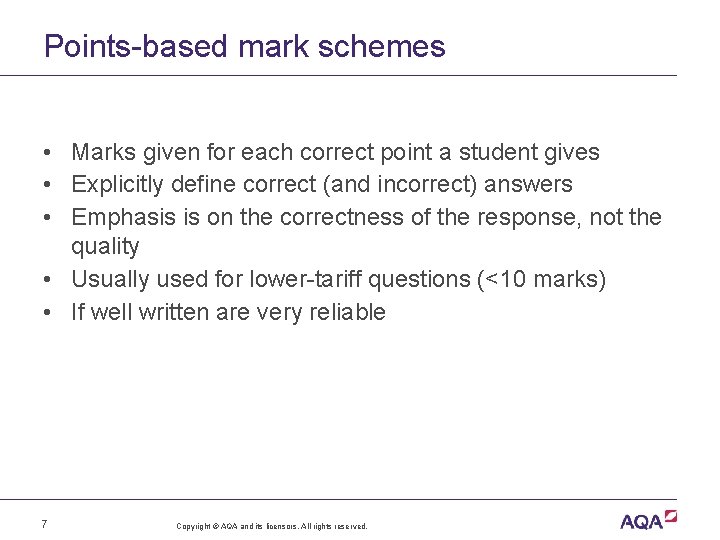 Marking and improving student outcomes in practical work
