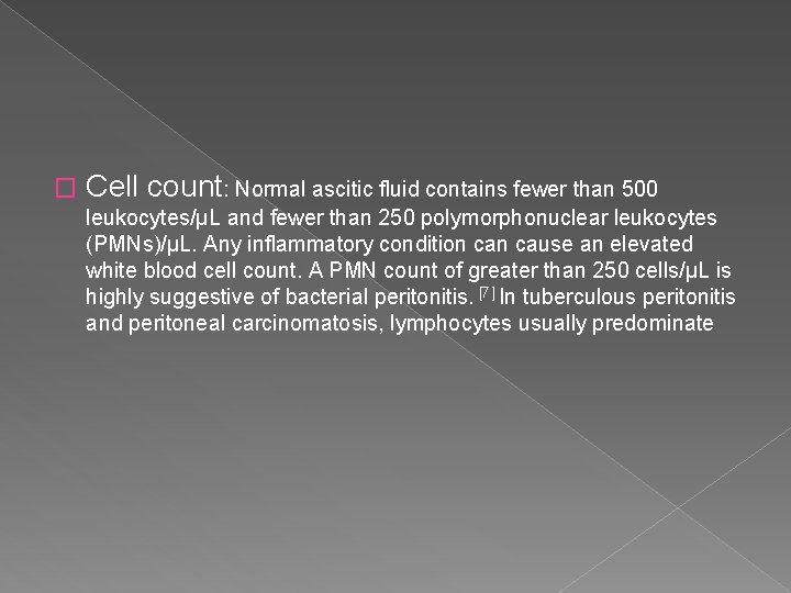 Ascites Done by Dana Othman Investigation Abdominal ultrasonography